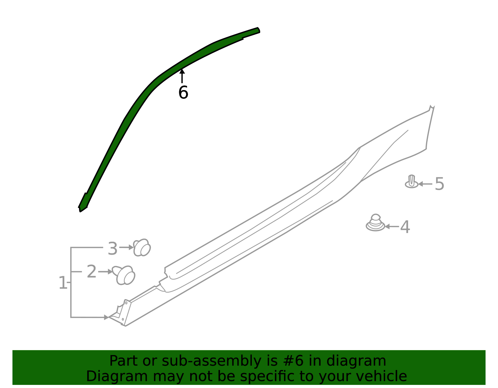 SU003-08602 - 2022-2024 Toyota GR86 - Upper Molding | Nucar Toyota Parts