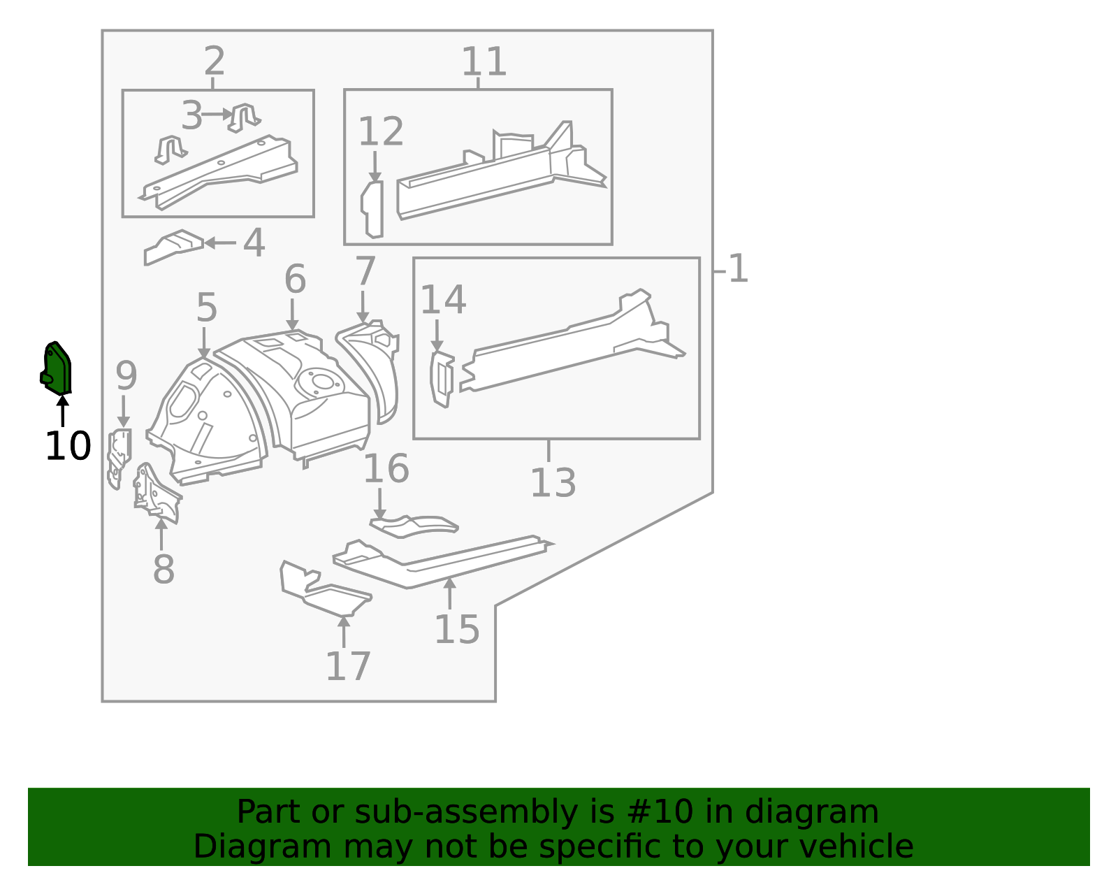 53853-50011 - High-Quality Fender Apron Insulator for 2010-2017 Lexus ...