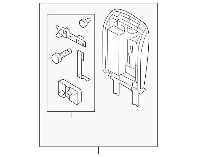 2011-2018 Audi Armrest 4H4-864-205-B-BK4 | Genuine Audi Parts