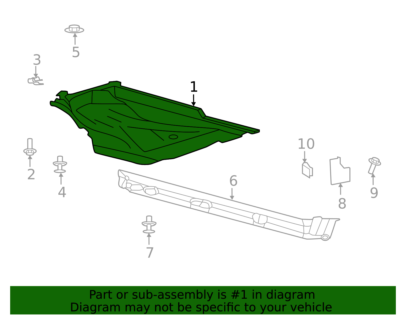2021-2025 Lincoln Corsair Front Shield LX6Z-9911782-C | Miracle Ford Parts