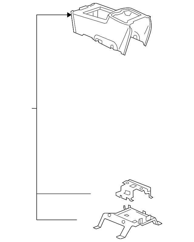 2011 Chevrolet Avalanche Light Cashmere Front Floor Compartment ...