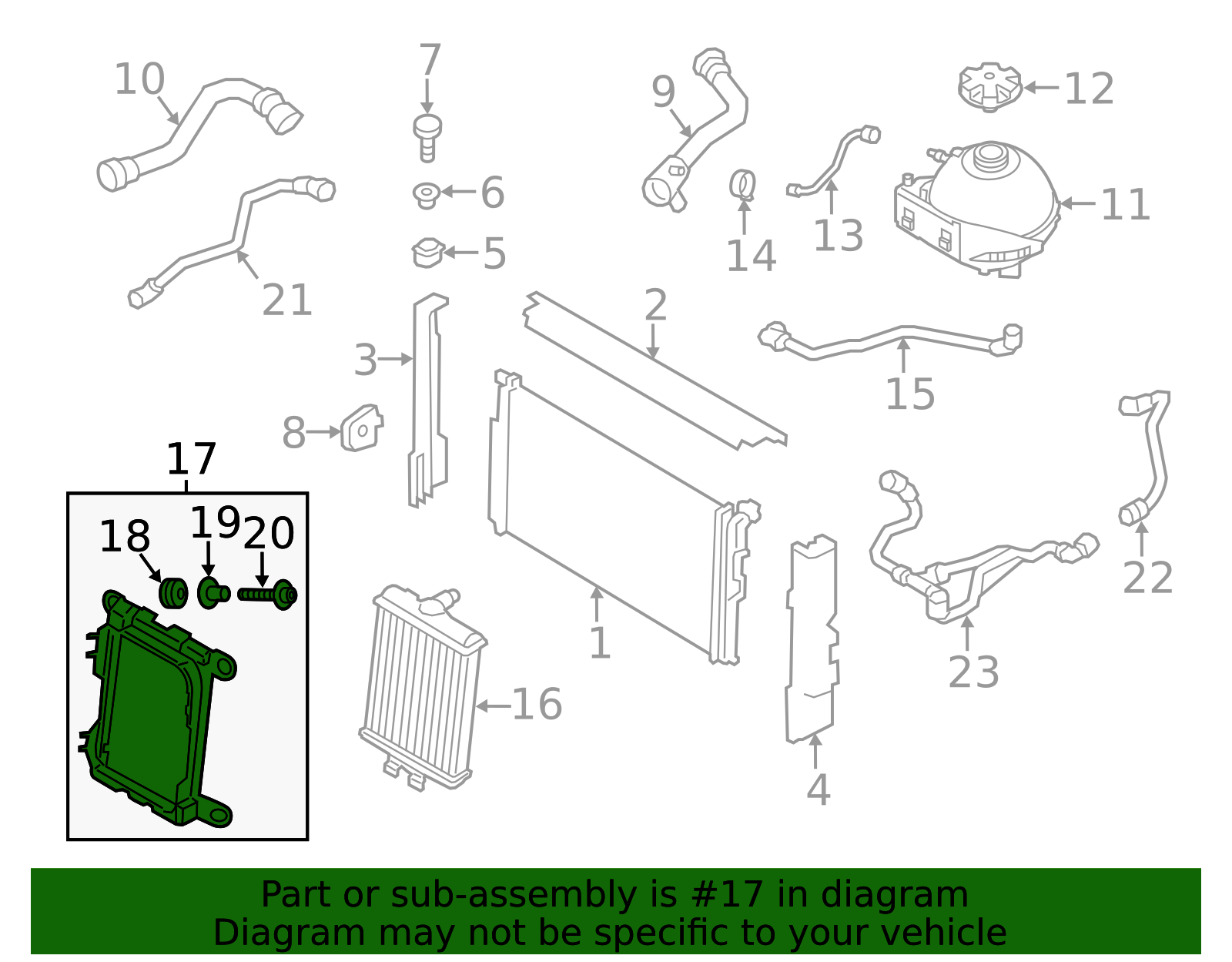 17-21-9-452-275 - Mount Frame - 2012-2020 BMW | BMW Parts Exchange