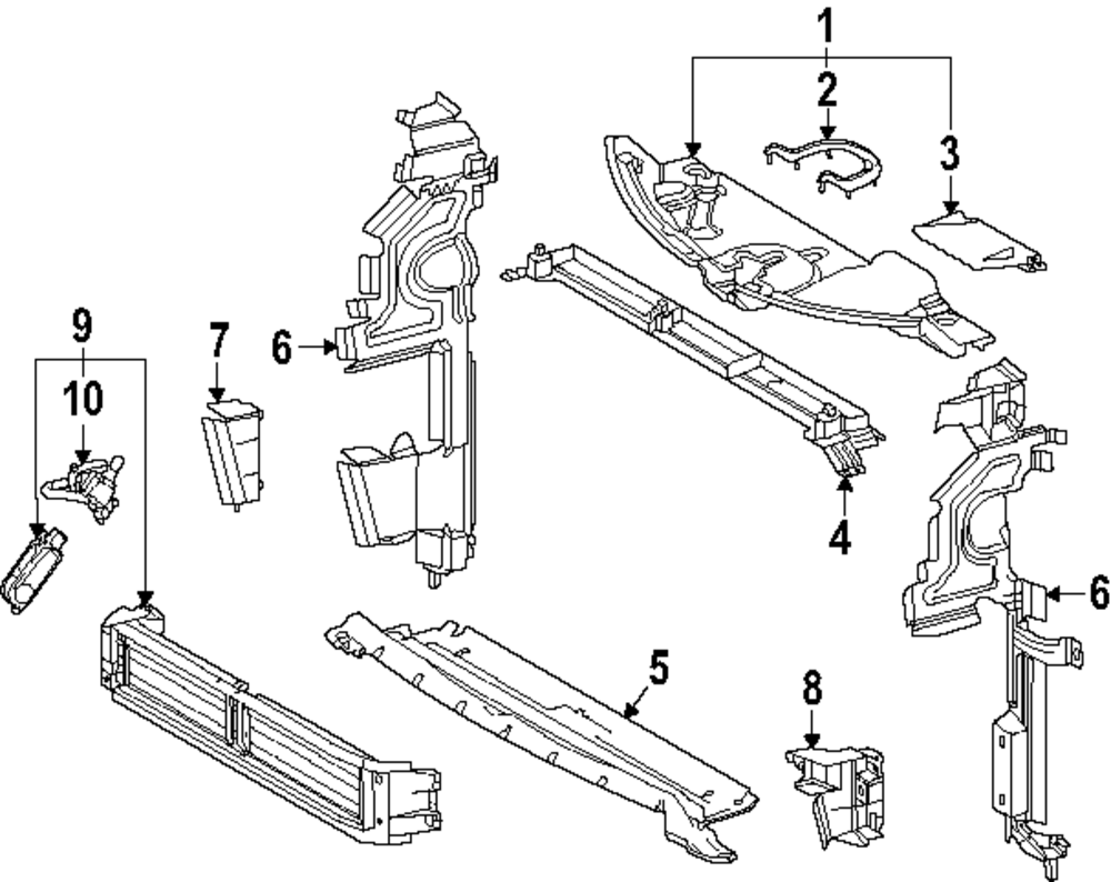 Genuine Official Toyota Air Guide part# 16592-0P020 for 2021-2025 ...