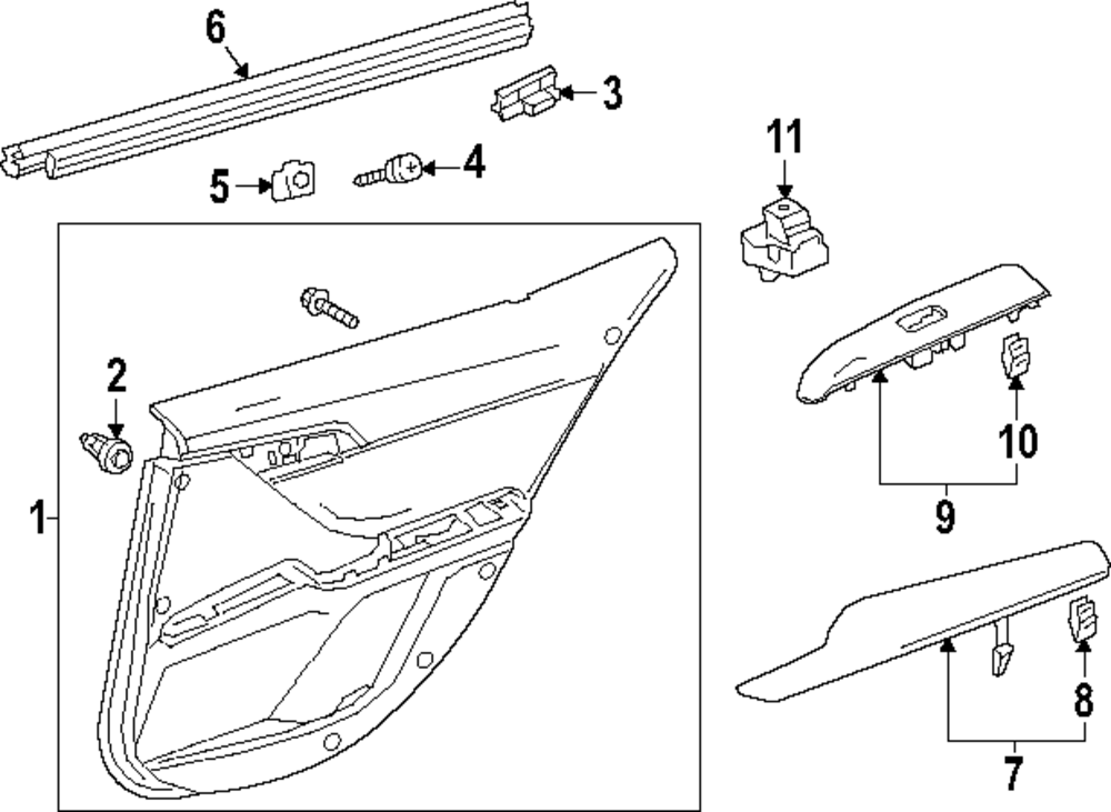 2025 Toyota Camry Armrest 74260-AQ010-C0 | Toyota Parts Center