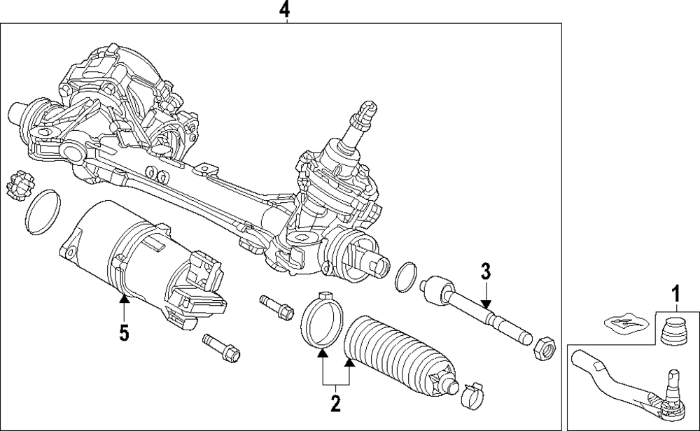 2023-2024 Honda CR-V | Steering Gear | 53620-3A1-A16 | Honda OEM ...