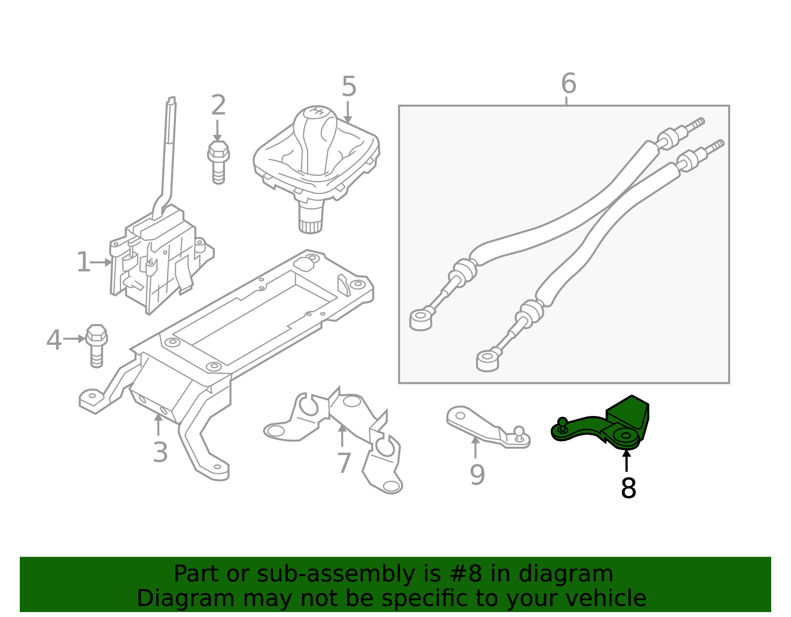 7PP-711-051-A - High-Quality Transfer Case Shifter Lever for 2011-2014 ...