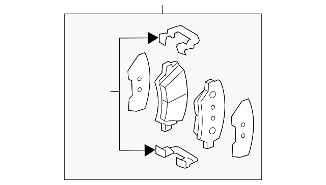 2012-2016 Hyundai Veloster Disc Brake Pad Set Rear 58302-2VA30 | OEM ...