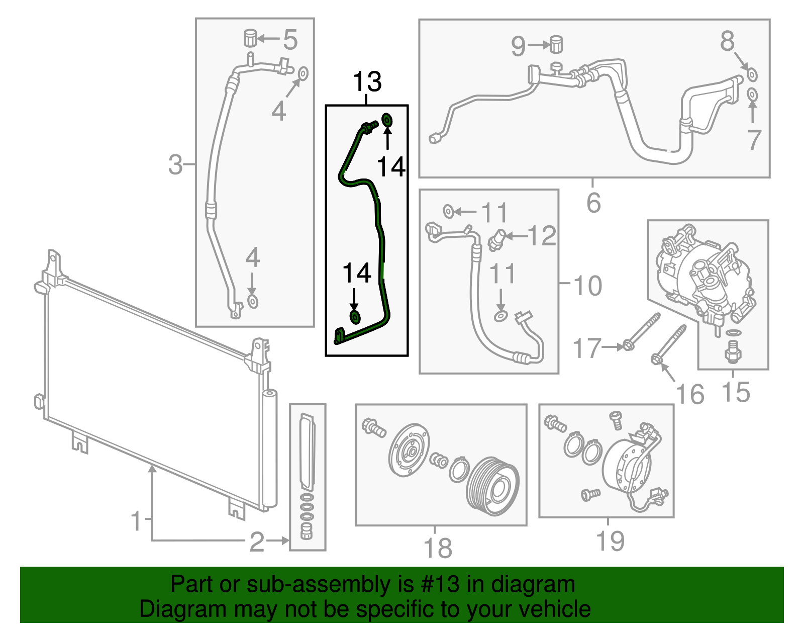 80341-TLC-A01 - Pipe Receiver - 2017-2019 Honda CR-V | Honda Factory Parts