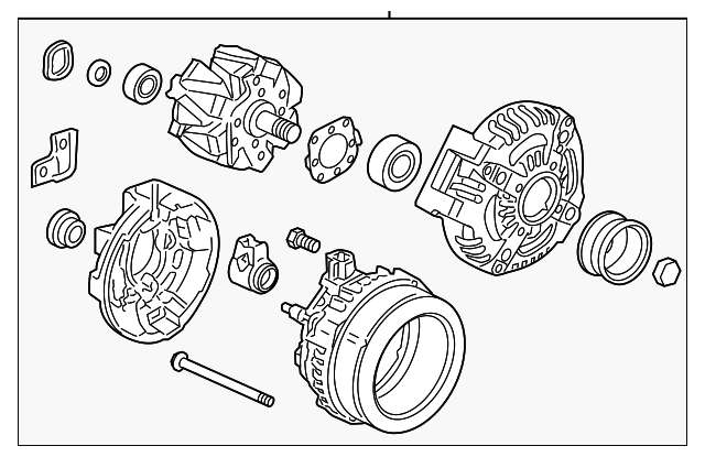 06311-RX0-505RM - 2012-2015 Honda - Alternator (RMD) | Honda Car Parts ...