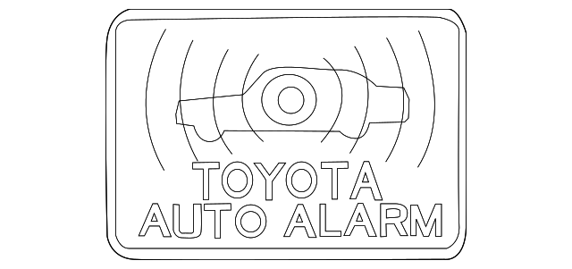 Genuine OEM Toyota Anti-Theft Systems | Toyota Parts Center