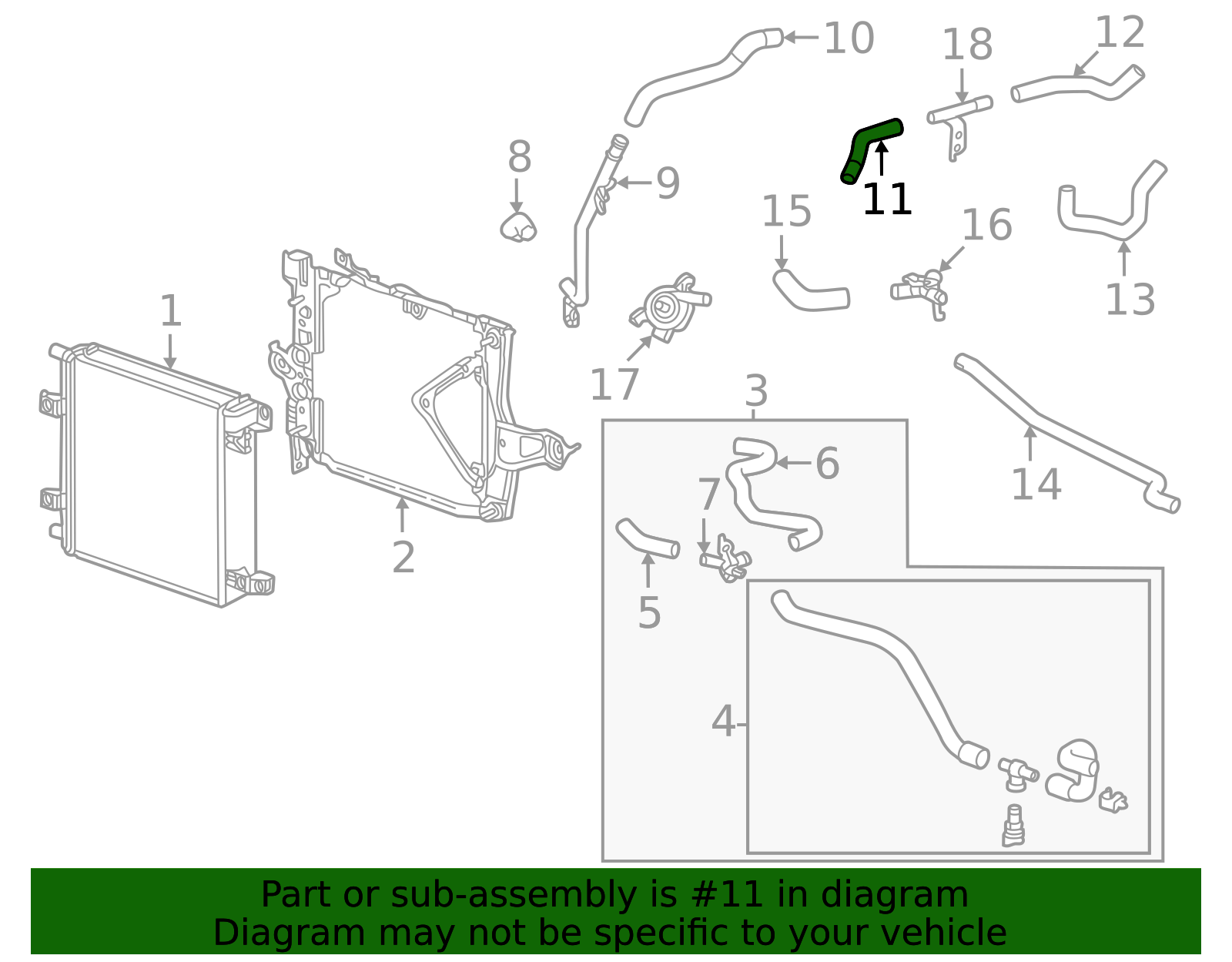 16292-F4010 - 2022-2024 Toyota - By-Pass Hose | Nucar Toyota Parts