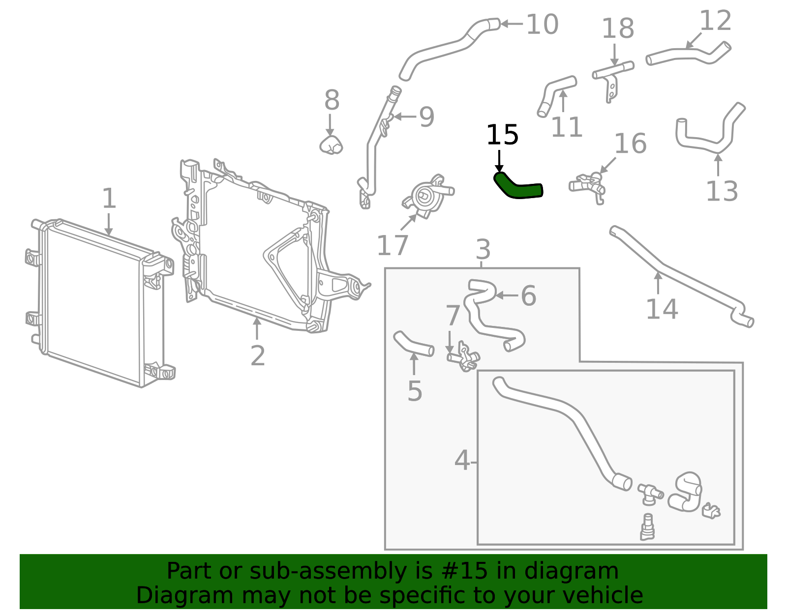 2022-2025 Toyota By-Pass Hose 16291-F4010 | MotorMotor