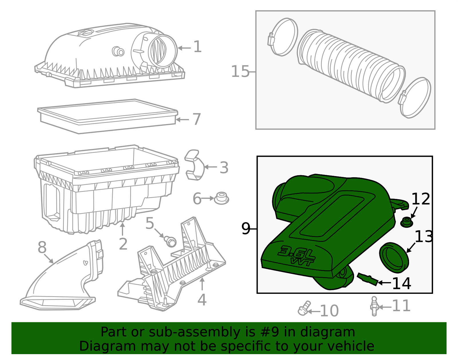 2013-2024 Ram Engine Air Intake Resonator 68089052AD | Mopar Parts Canada