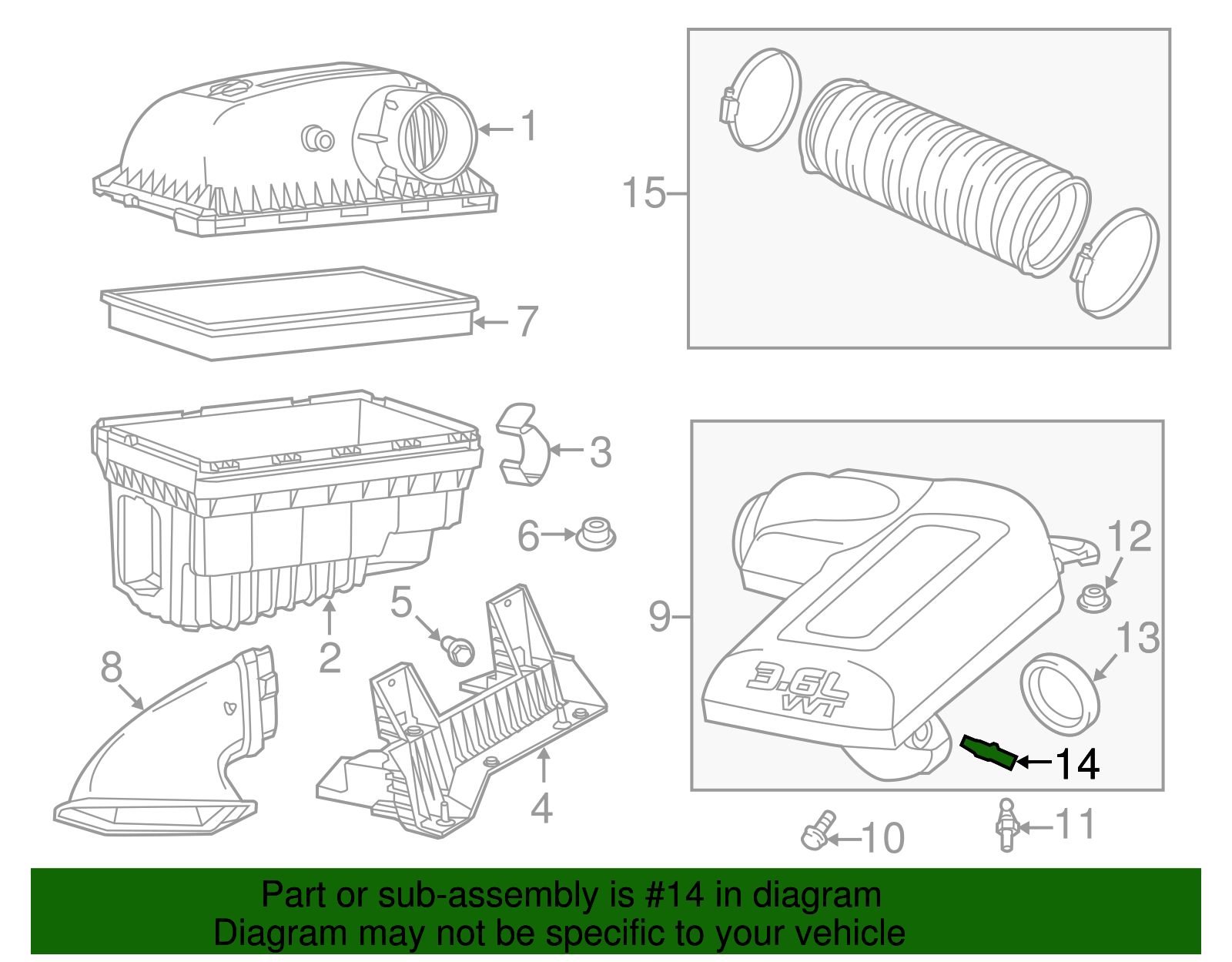 2011-2024 Mopar Intake Air Temp Sensor 05149182AB | Mopar Parts Canada