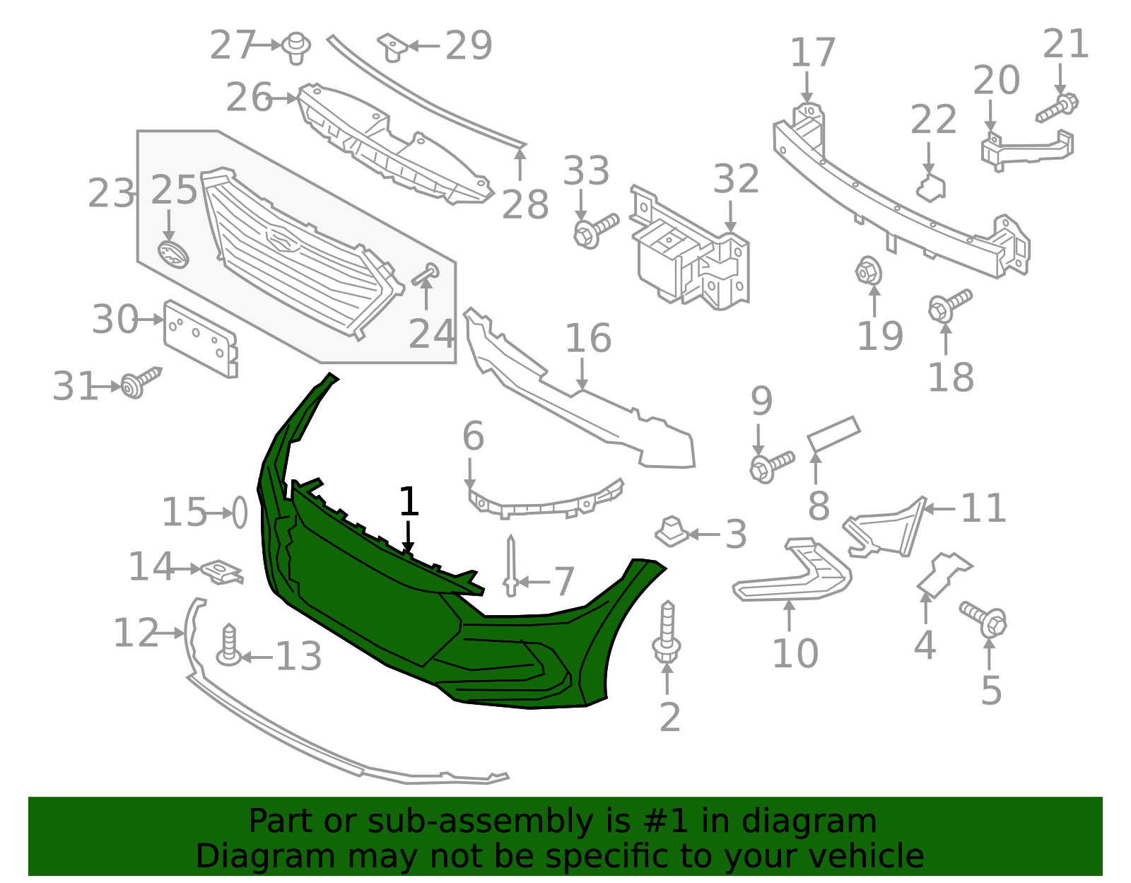 2017-2018 Hyundai Elantra Bumper Cover 86510-F2000 | OEM Parts Online