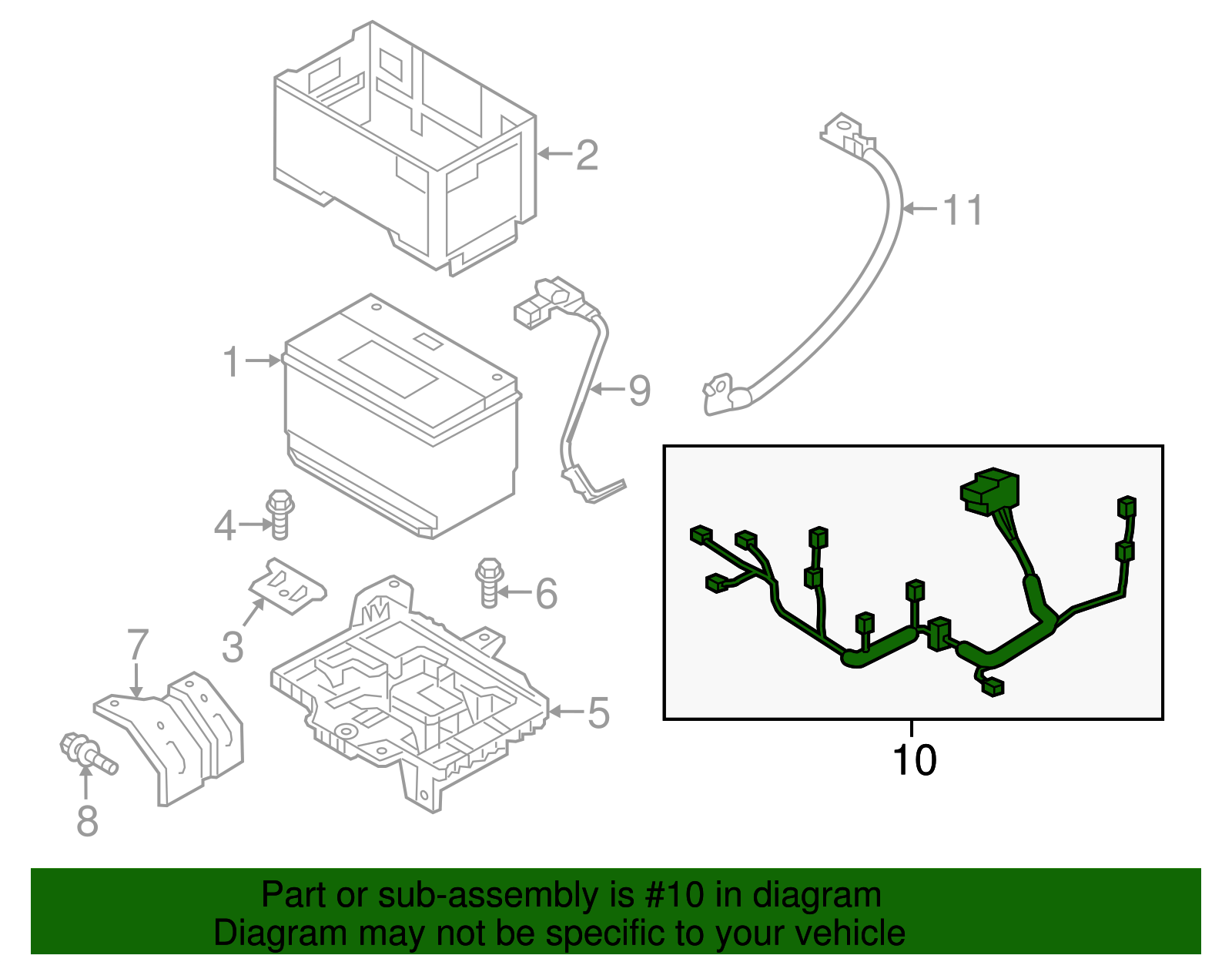 2017-2018 Hyundai Santa Fe Sport Wire Harness 91850-4Z104 | OEM Parts ...
