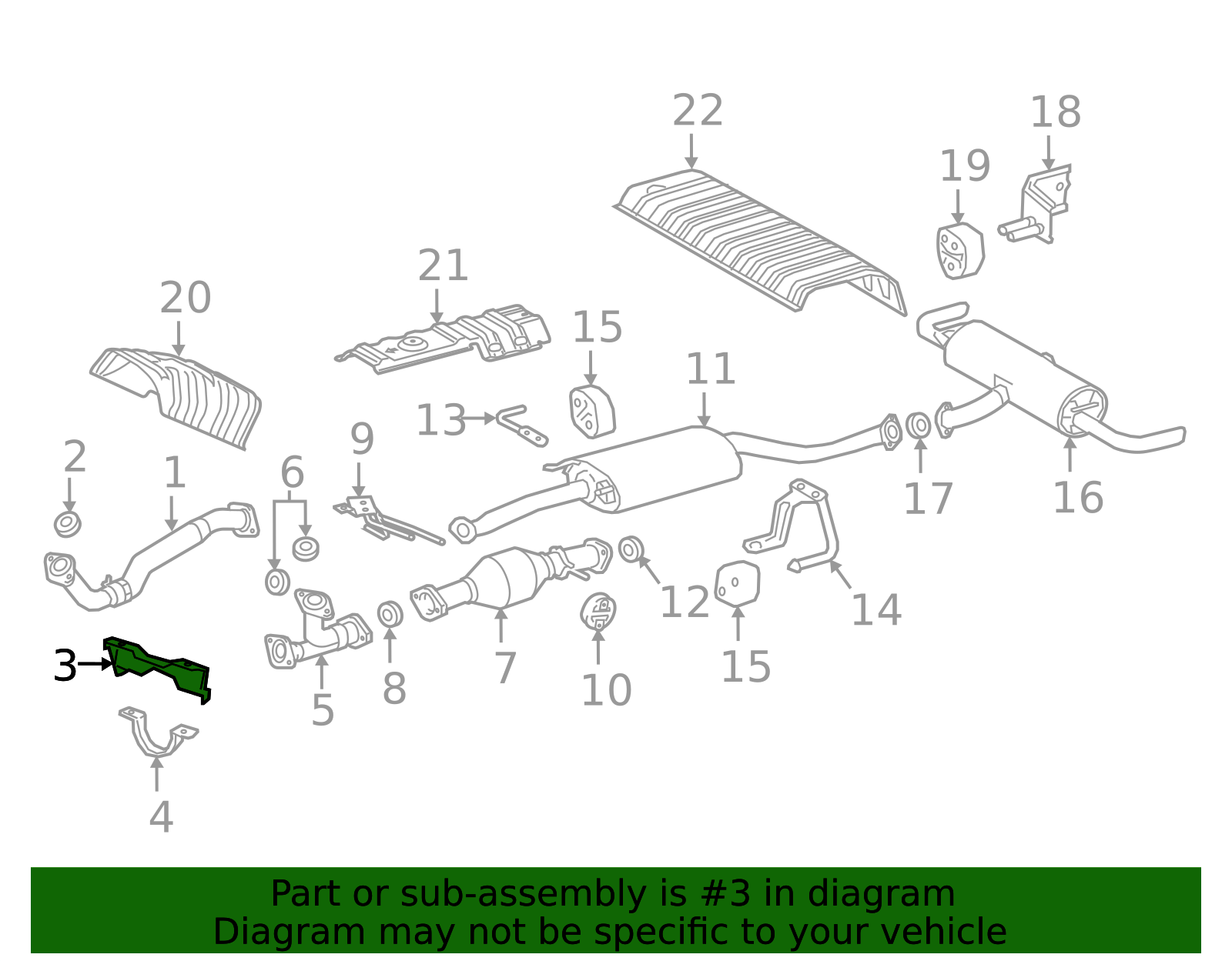 17576-0P140 - High-Quality Exhaust System Hanger Bracket for 2016-2022 ...