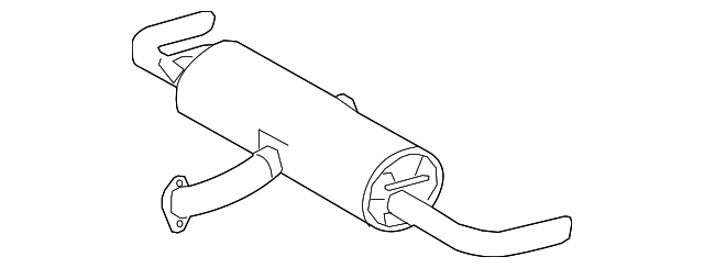 2016-2022 Lexus RX350 Rear Muffler 17440-0P120 | OEM Parts Online