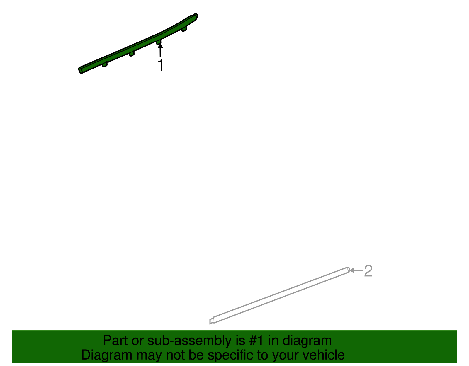 Buy Genuine GM Auto Parts - Molding (Part # 23227175) | GM Parts Store