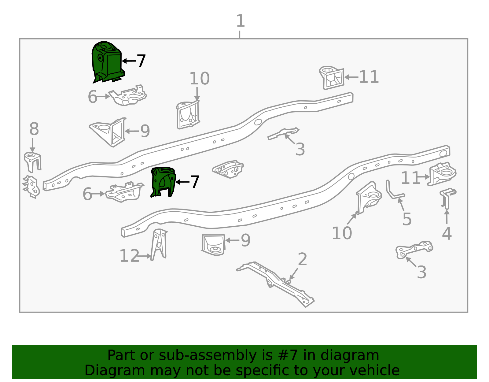 2008-2021 Toyota Land Cruiser Support 51501-60040 | Toyota Parts Center