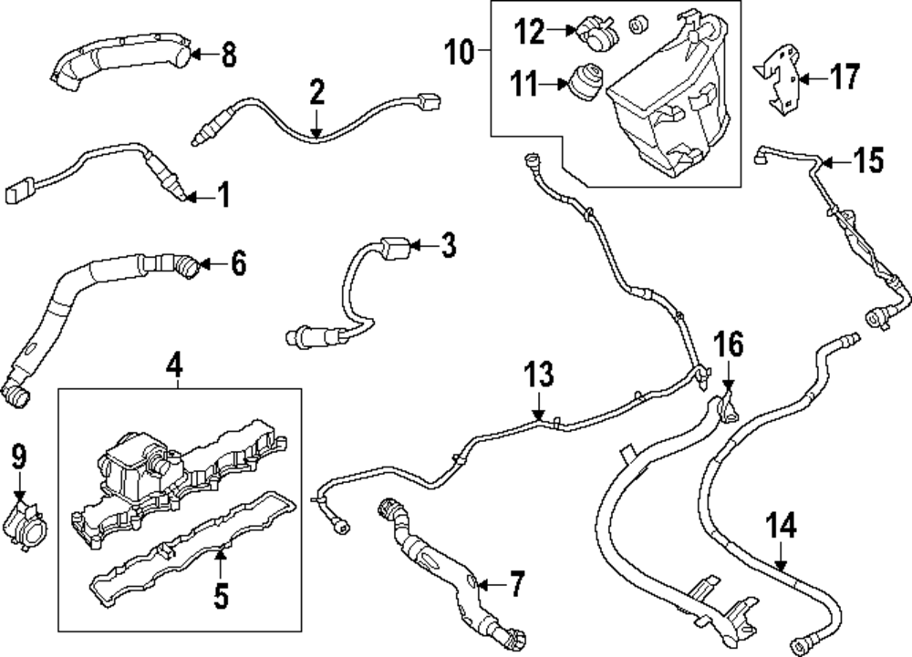 2023-2024 Land Rover | Engine Crankcase Vent Valve | LR186795 | Express ...