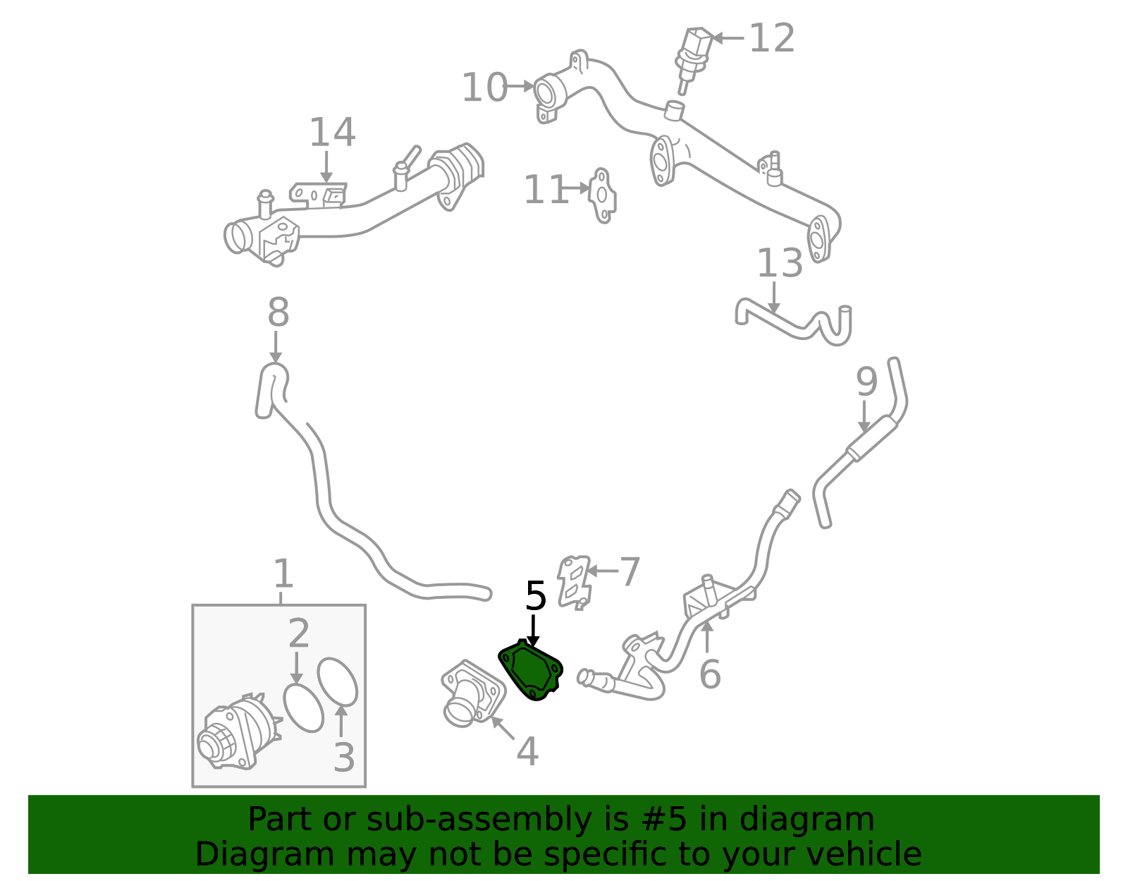 2002-2025 Nissan OEM NEW 2002-2020 Nissan Maxima Murano Pump Thermostat ...
