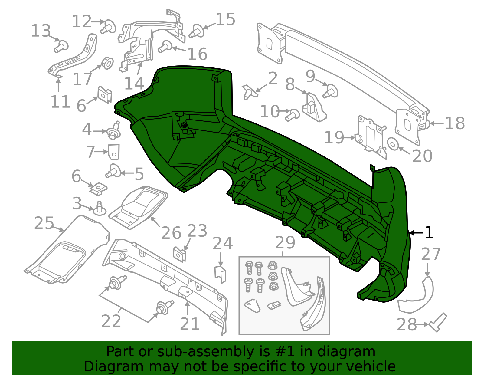 Genuine Bumper Cover for 2012-2019 Land Rover Range Rover Evoque | Land ...