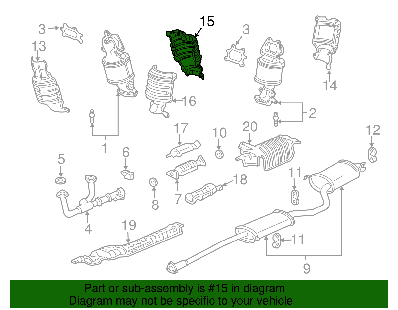 18120-R70-A00 - Manifold Cover | All Discount Parts Store