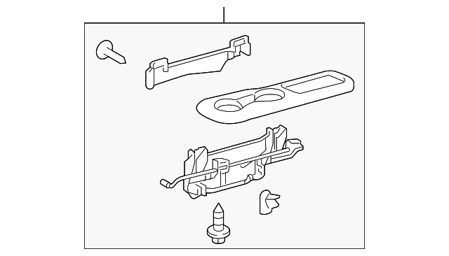 OEM 2014-2019 Toyota Highlander Table Assembly Rear Seat Part # 78060 ...