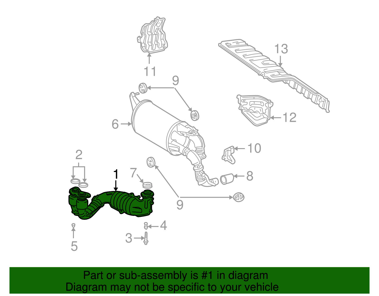 2000-2005 Toyota MR2 Spyder Exhaust Pipe 17410-22132 | Toyota San Diego Parts