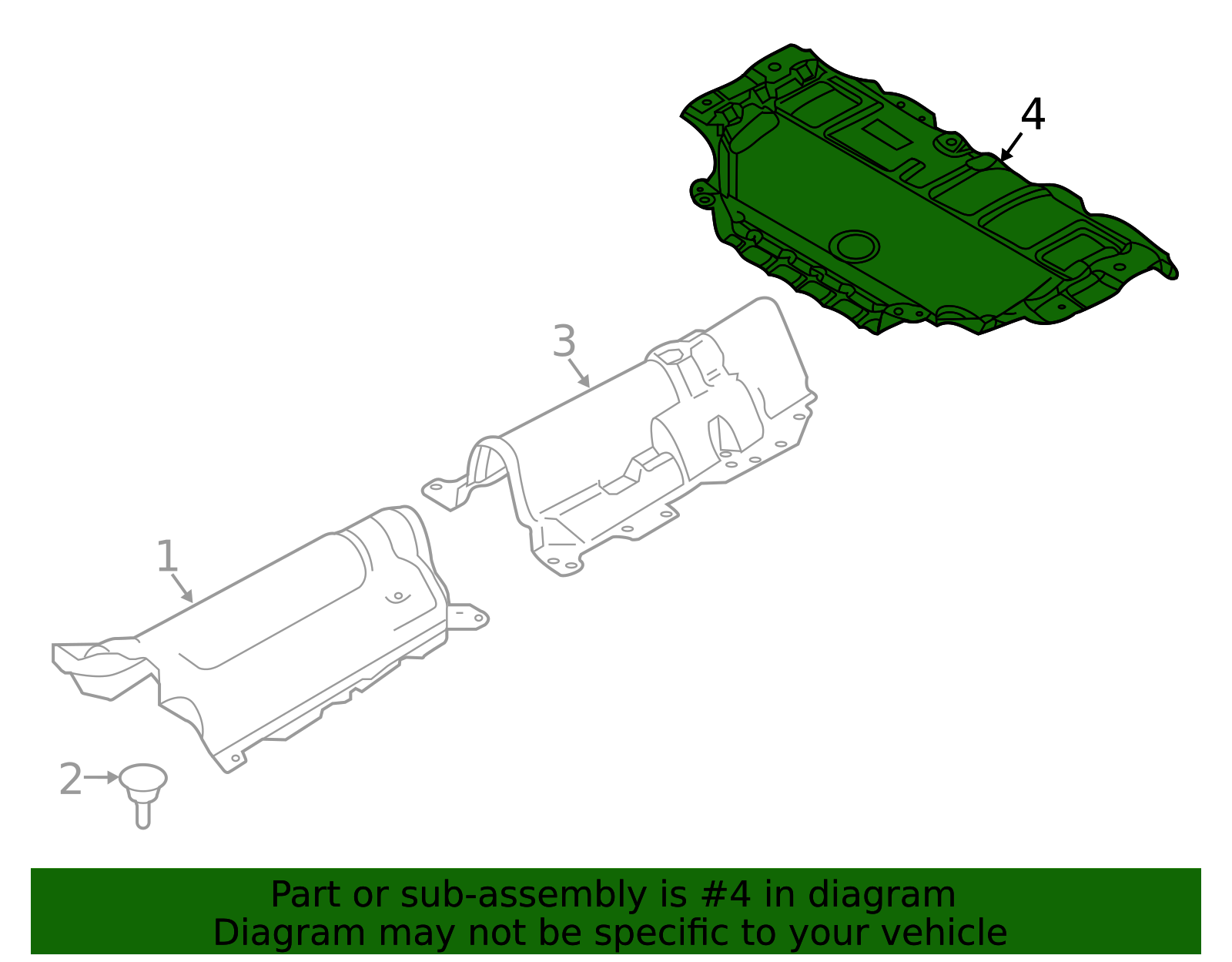 Genuine Rear Shield for 2018-2025 Volvo XC60 | Part# 31694651 | Over 30 ...