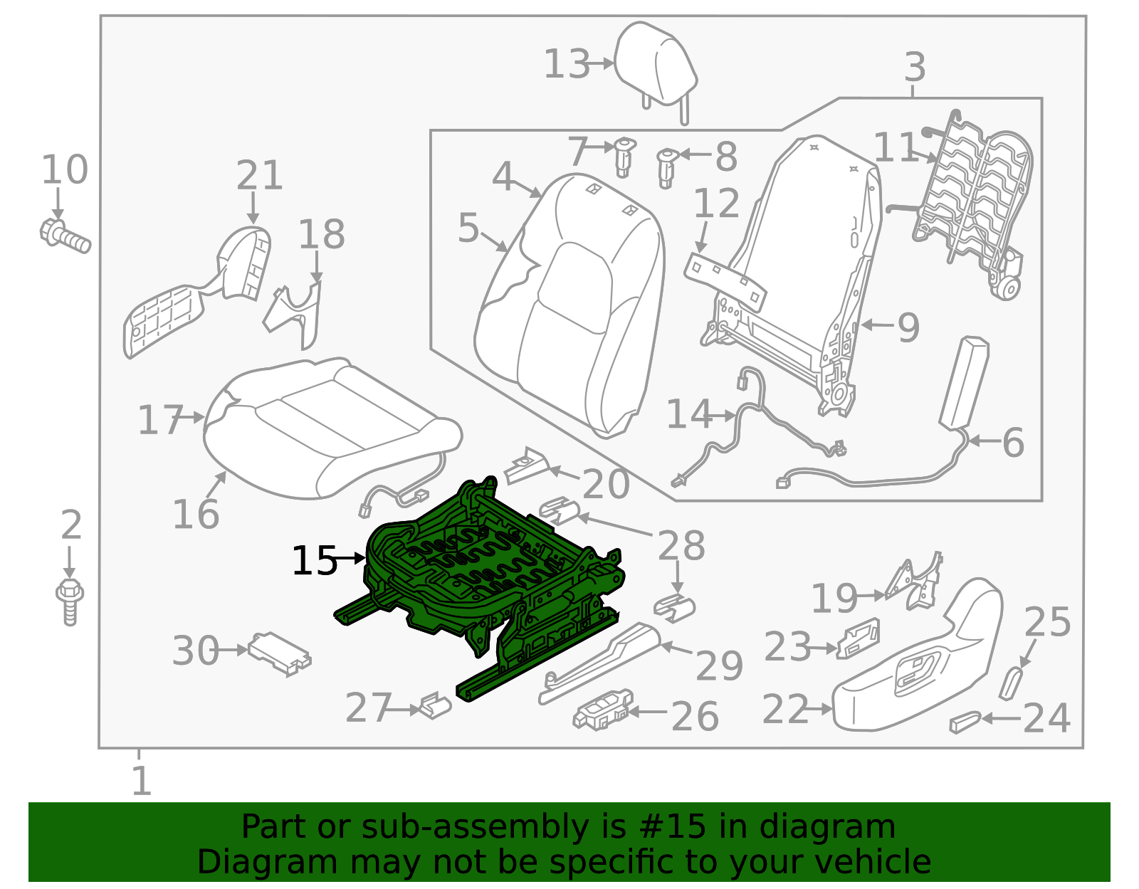 2023 Mazda CX-5 Power Unit(L) Front Seat KAAM-88-AF0A | OEM Parts Online
