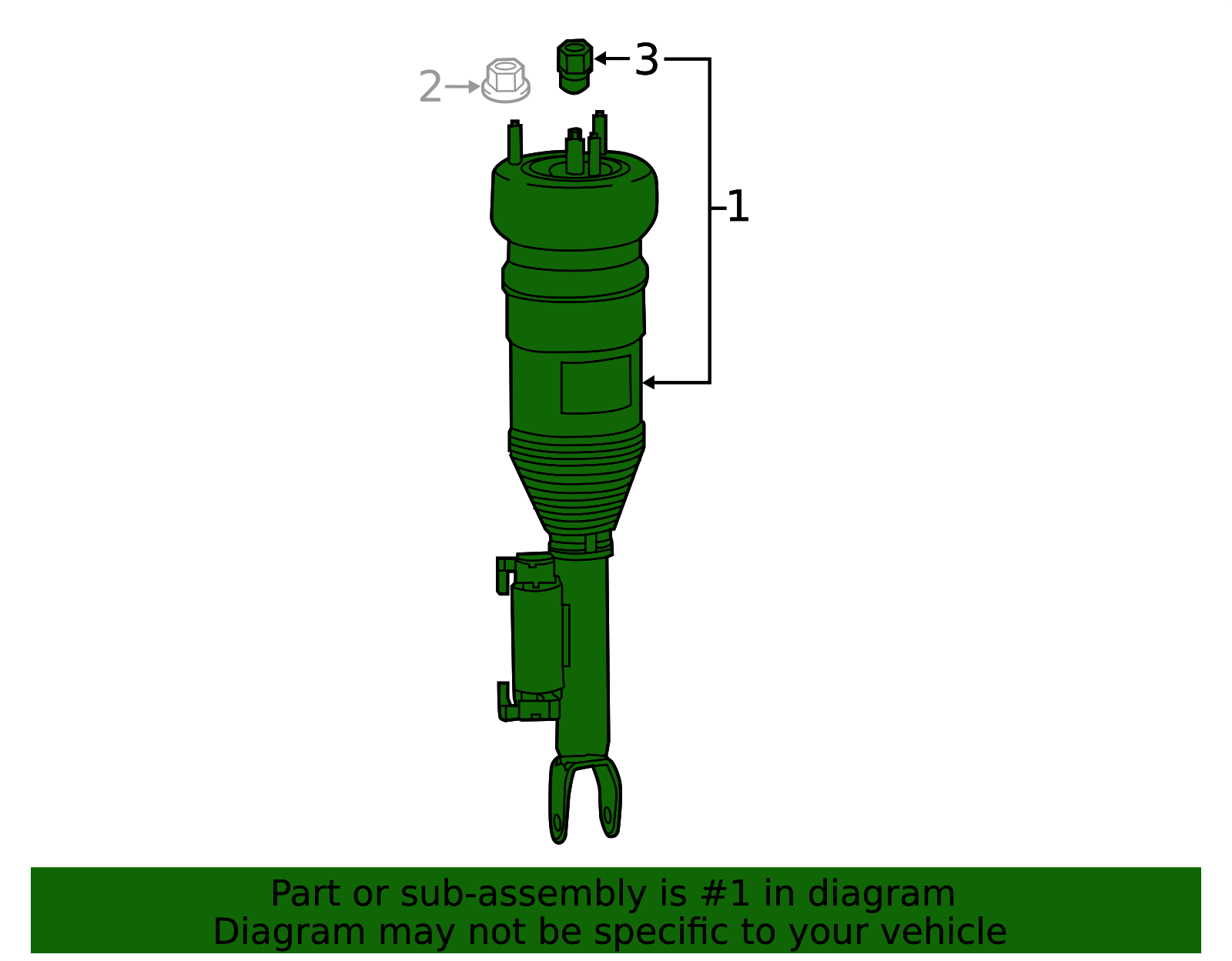 205-320-81-00 - Shock Absorber 2015-2021 Mercedes-Benz | Mercedes-Benz ...