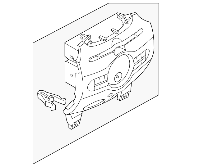 DR61-66-AH0 - 2011-2012 Mazda 2 - Control Panel | Mazda Part Direct