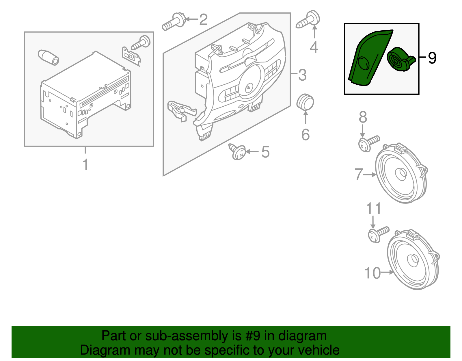 D652-69-17YB - 2011-2014 Mazda 2 - Upper Trim Panel | Mazda Part Direct