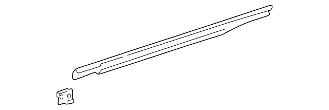 Hyundai - 82210-3C000 - Belt Weather-Strip - 2002-2005 Hyundai Sonata ...