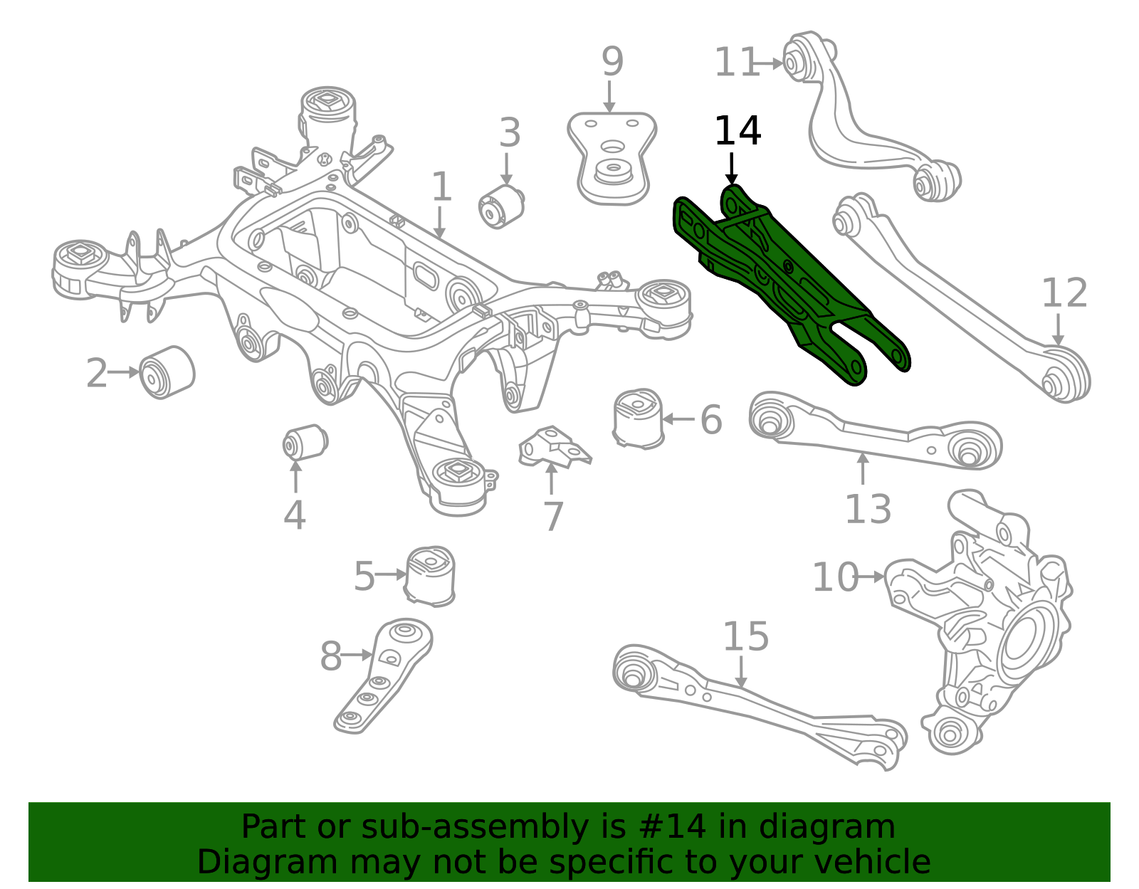 33-32-8-835-607 - Lower Control Arm 2023-2025 BMW | BMW Auto Parts ...