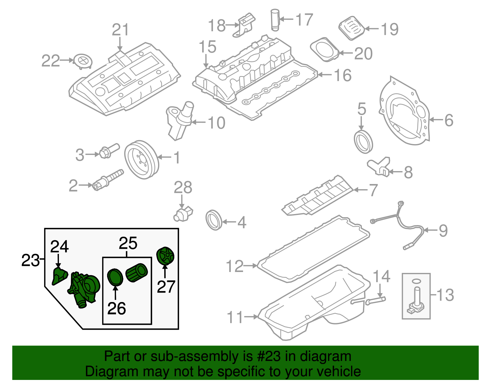 11428642283 - 2006-2013 BMW Oil Filter Housing (11-42-8-642-283) | BMW ...