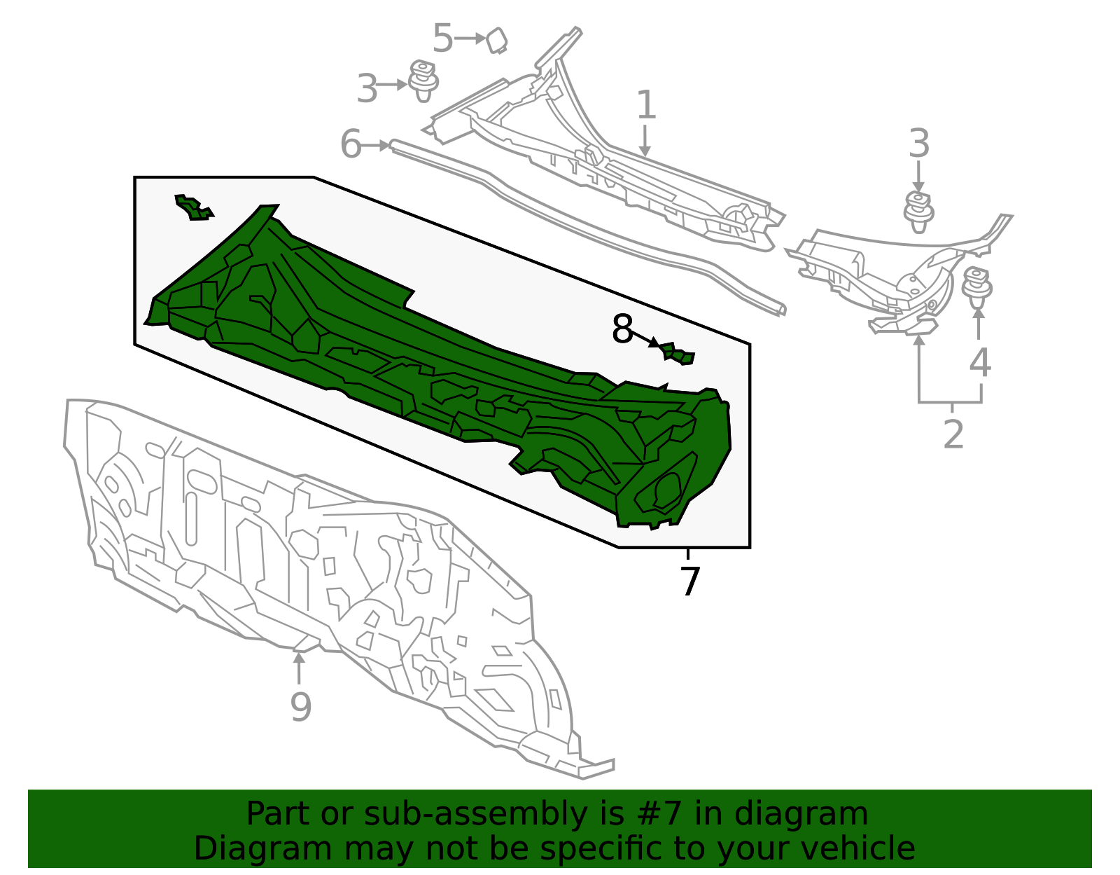 61100-T2F-A00ZZ - Cowl Panel 2013-2017 Honda Accord | Honda Parts Online
