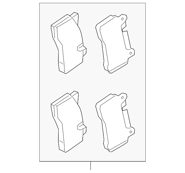 Genuine OEM Brake Pads Part# LR160069 Fits 2010-2023 Land Rover: Up To ...