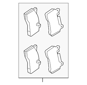 Genuine Brake Pads for 2010-2023 Land Rover | Land Rover Part# LR160069 ...