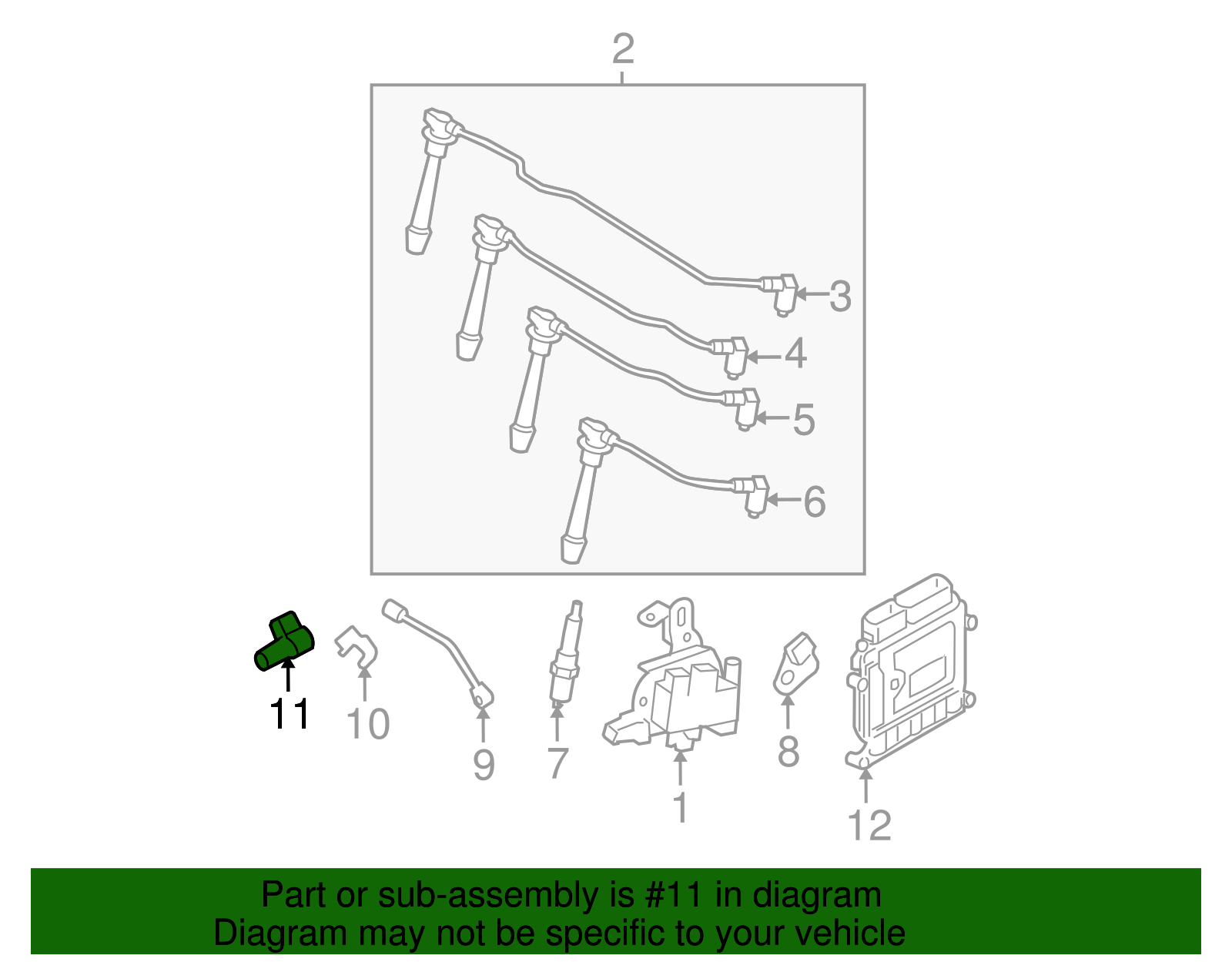 2003-2021 Hyundai Camshaft Position Sensor 39350-23910 | OEM Parts Online