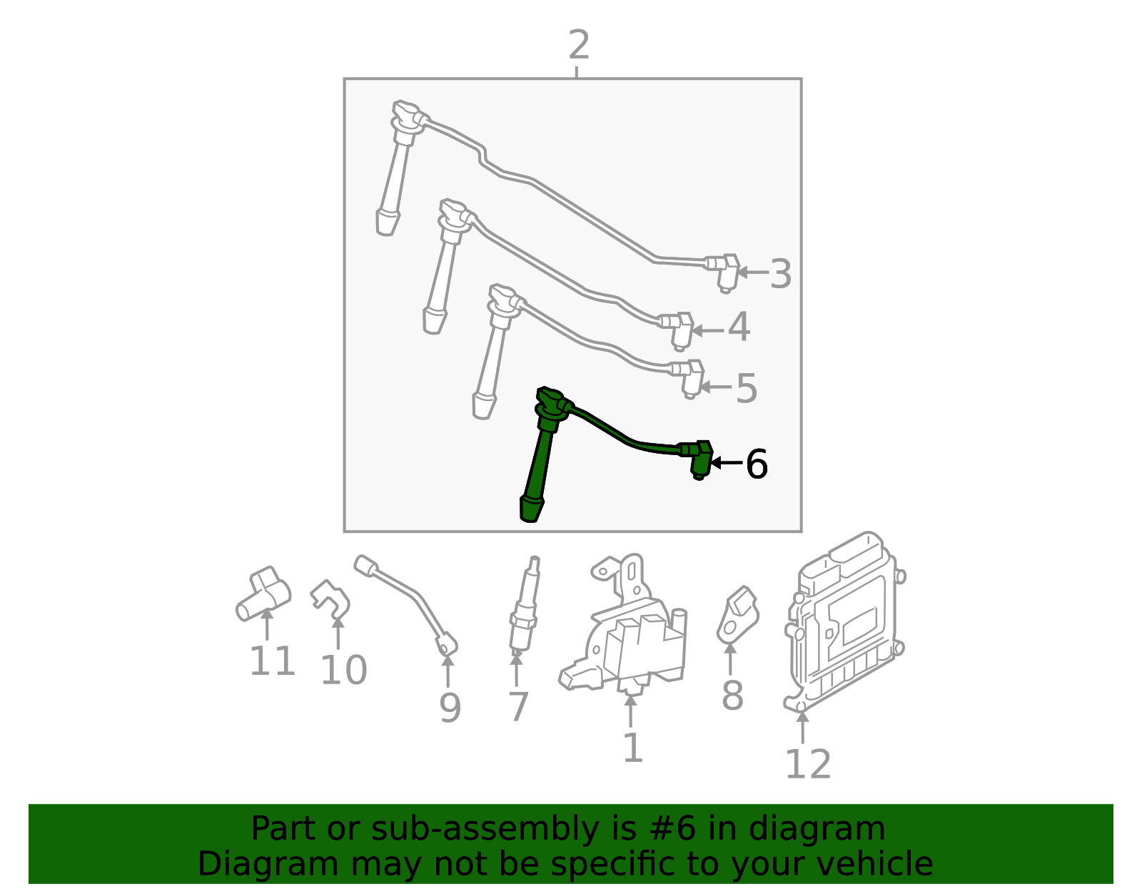 1996-2012 Hyundai Plug Wire 27450-23700 | MotorMotor