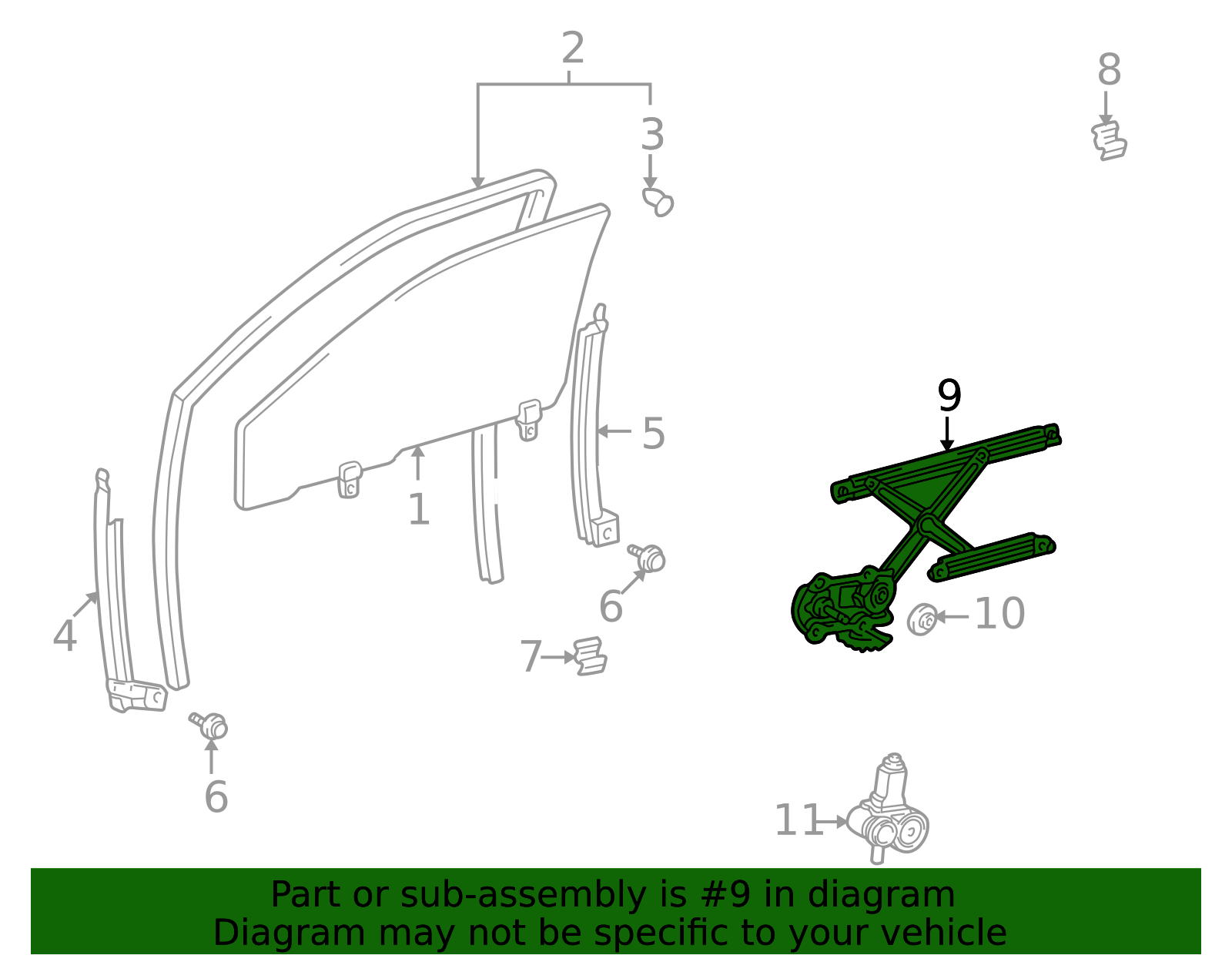 Toyota Window Regulator Part# 6982052070 | Toyota of Colorado Springs