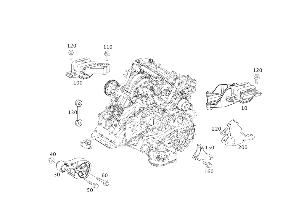4512400109 - Engine Stabilizer Mount 2011-2018 Smart Fortwo | Mercedes ...