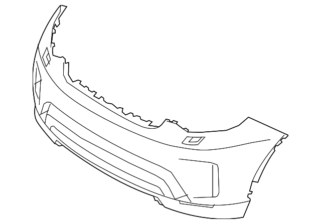 Bumper Cover - 2017-2022 Land Rover Discovery (LR083060) | Land Rover ...