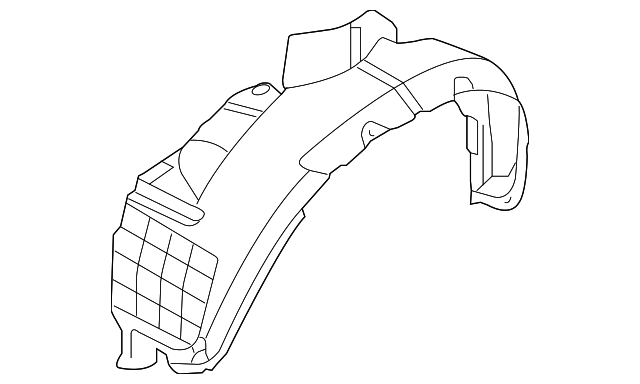 86811-1F000 - Fender Liner 2005-2008 Kia Sportage | Kia.Parts Store