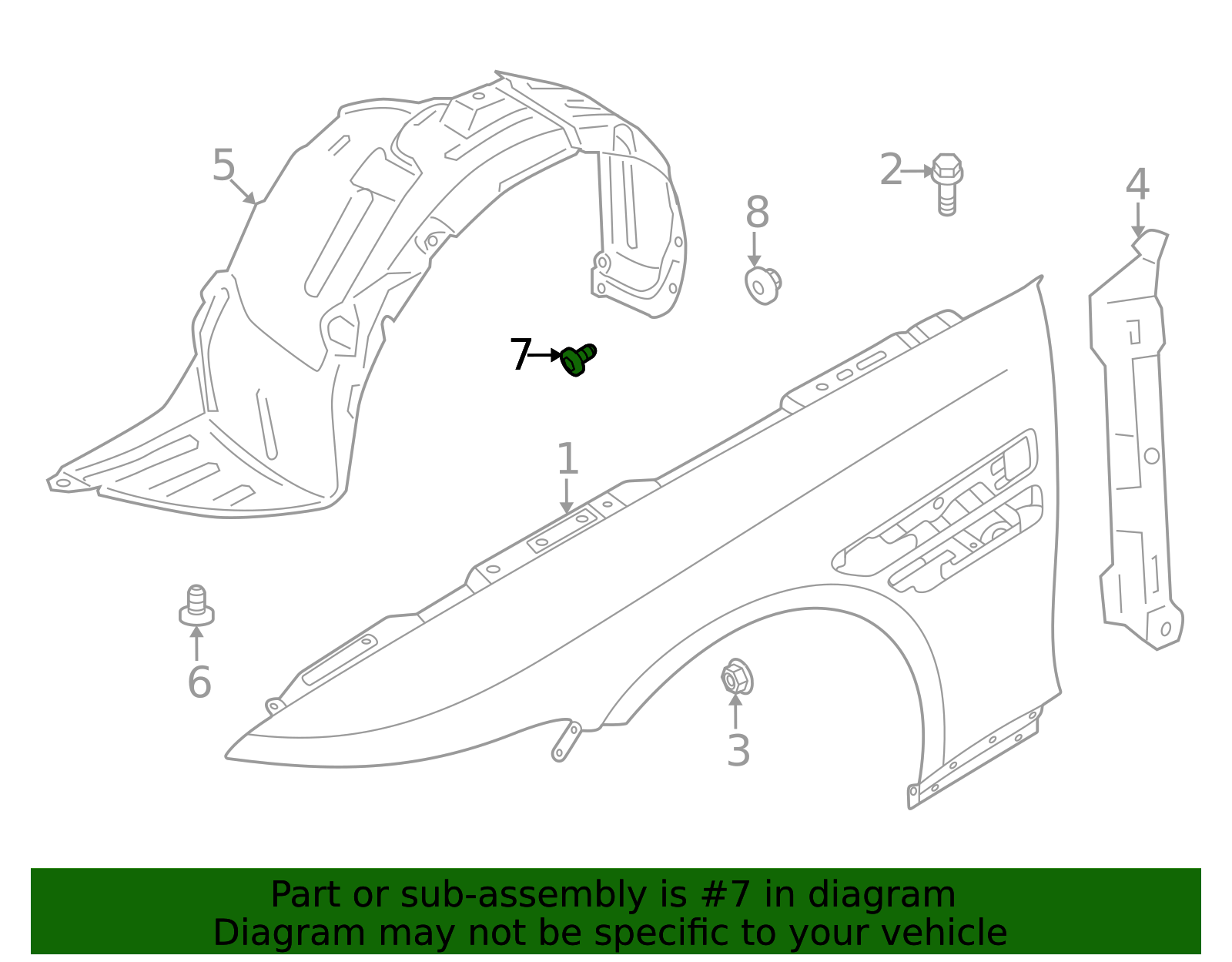 Genuine OEM Bumper Cover Screw Part# 12442-05207-B Fits 2003-2025 ...