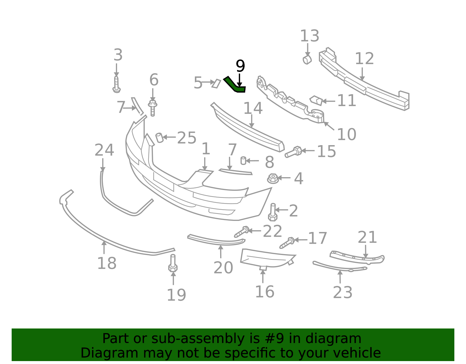 2009-2010 Hyundai Sonata Side Bracket 86551-3K500 | OEM Parts Online