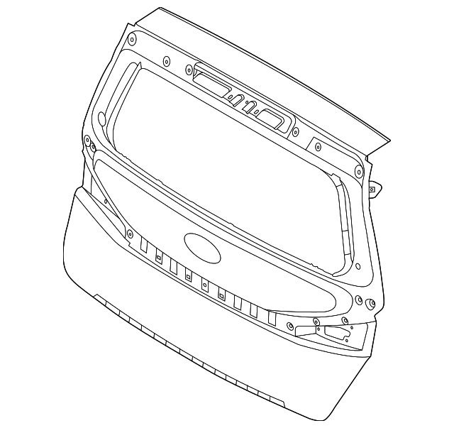 72800-K0001 - Lift Gate 2020-2022 Kia Soul | Kia.Parts Store